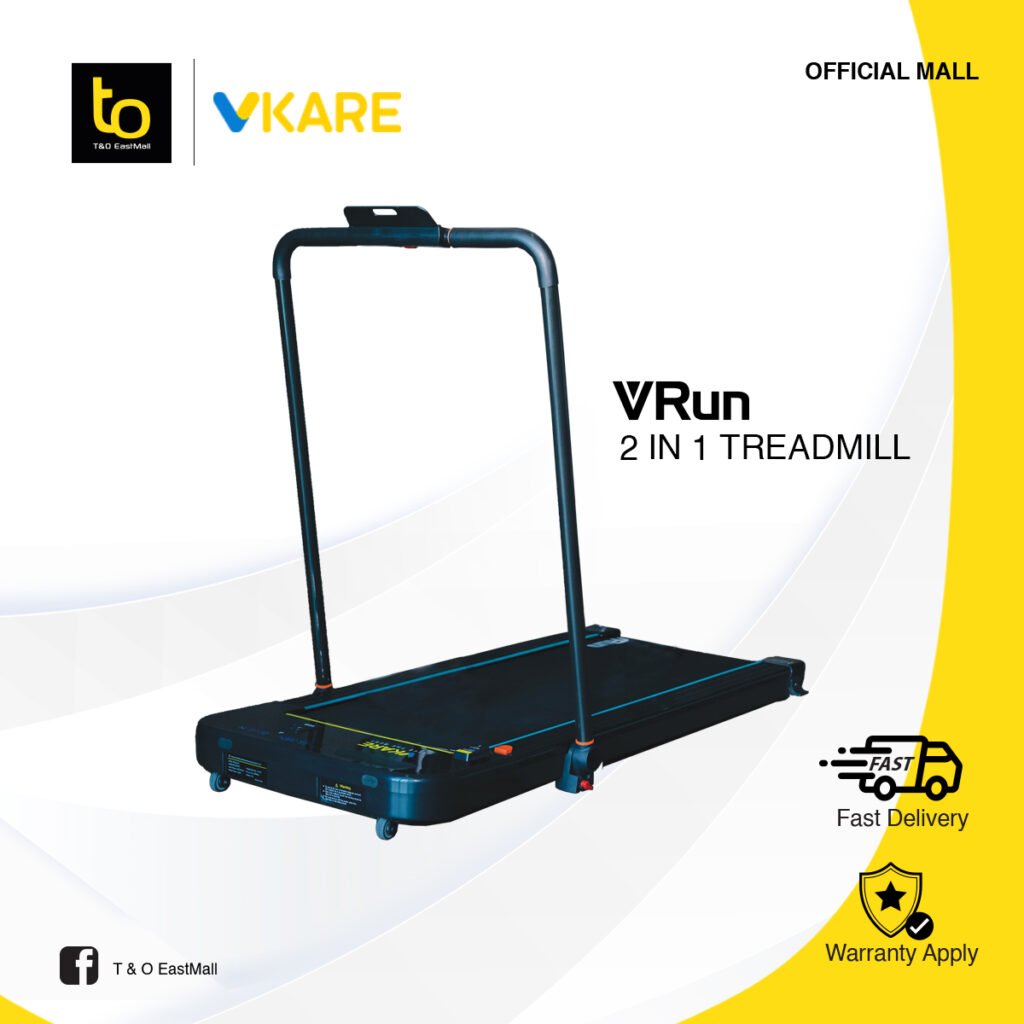 VKare VRun 2 in 1 Treadmill – TnO EastMall – Online Shopping Mall with ...